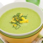 Crème de maïs au basilic - Crudessence